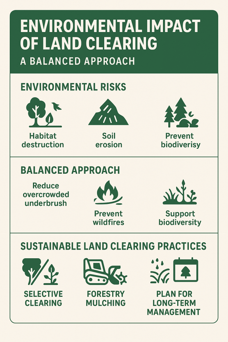 The Environmental Impact of Land Clearing: A Balanced Approach